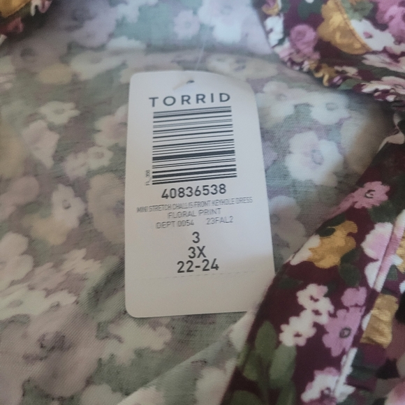 torrid | Dresses | Mini Stretch Challis Front Keyhole Dress From Torrid ...